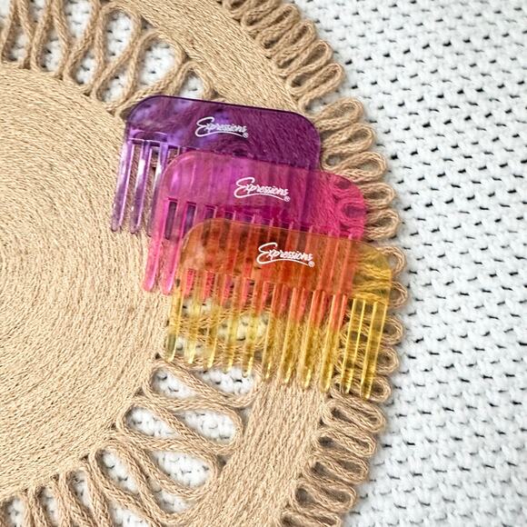 Expressions | Hair | Expressions Vintage Neon Purple Pink Yellow Clear ...
